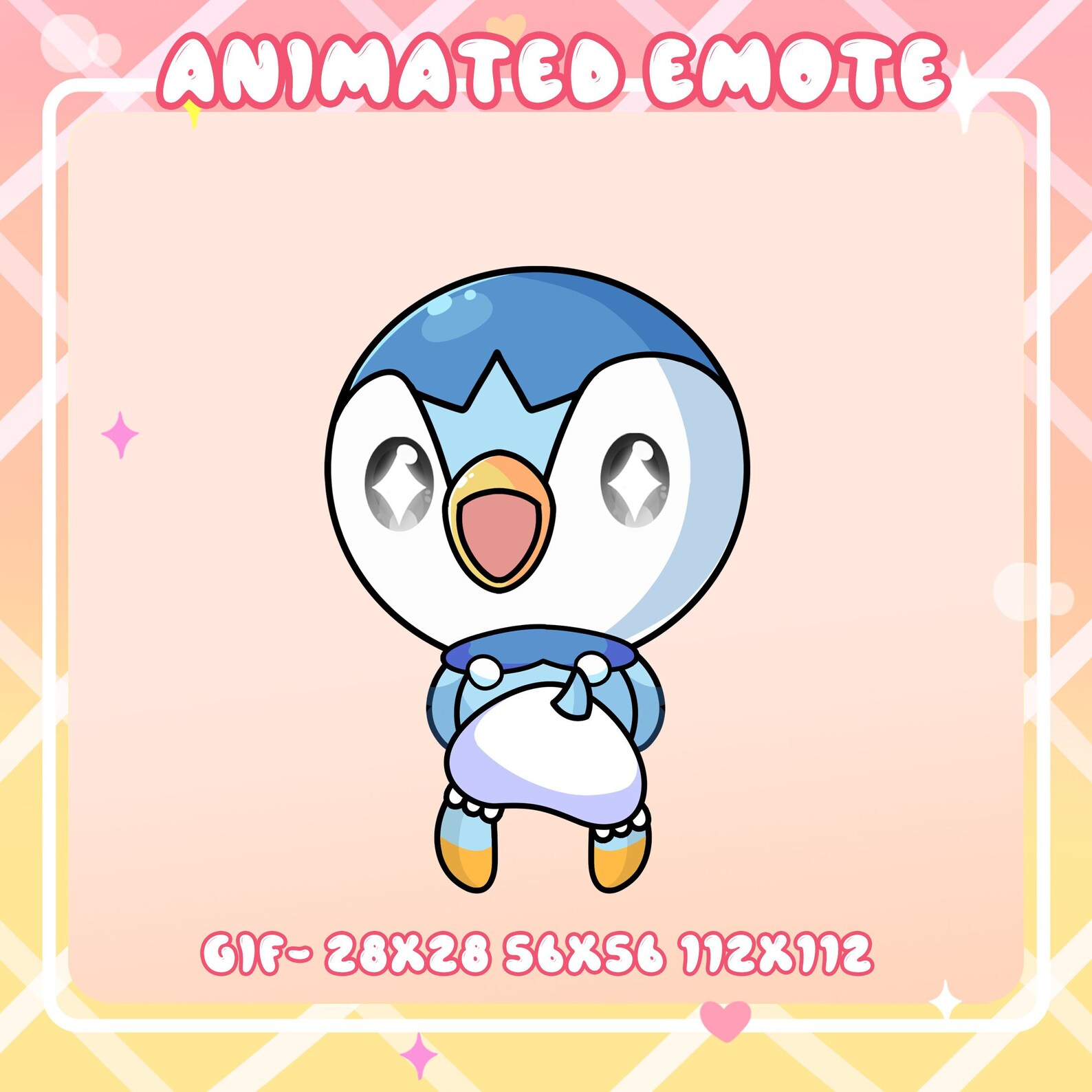 Twerking Piplup Animated Twitch Emote, Booty Twerk Piplup Pokemon ...