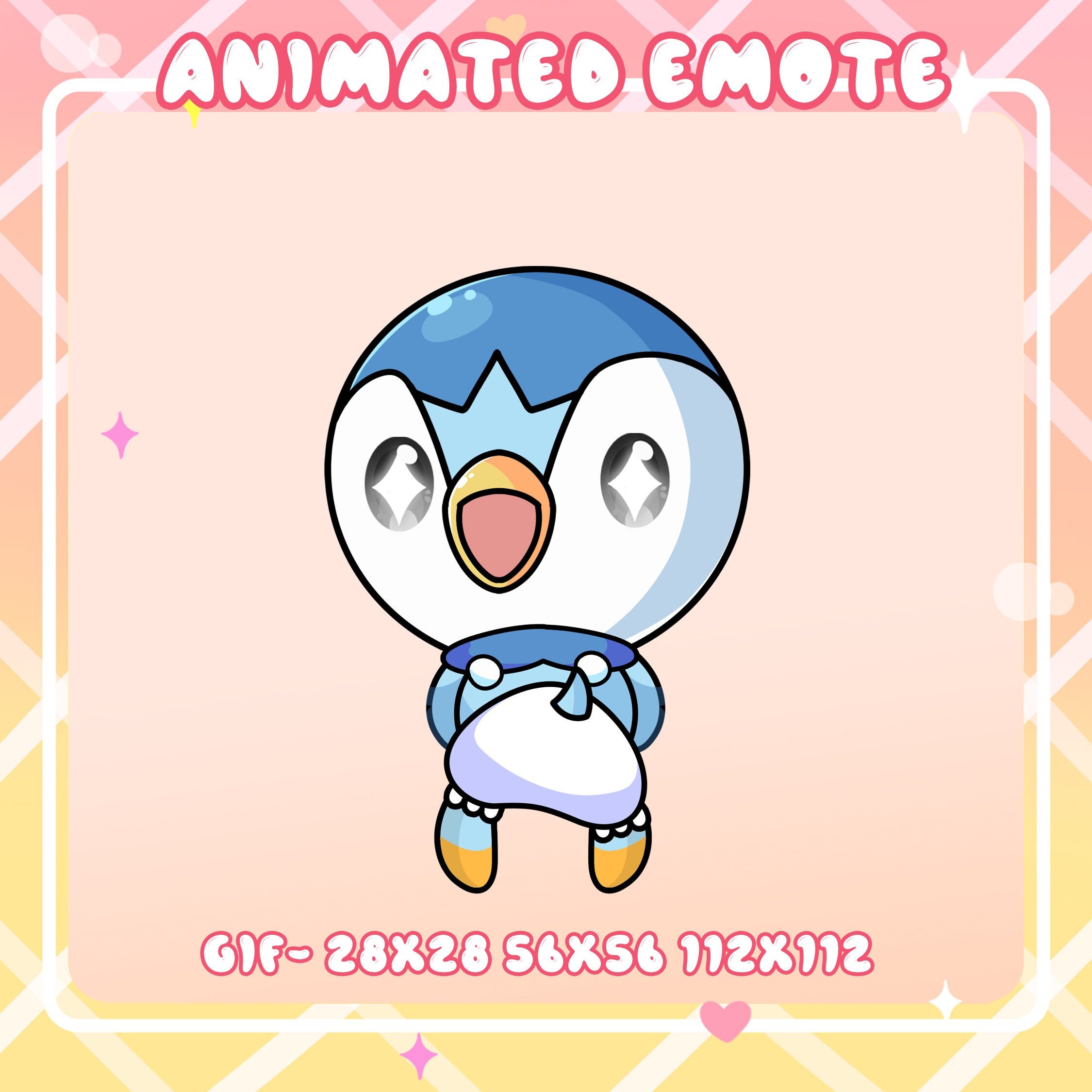 Twerking Piplup Animated Twitch Emote, Booty Twerk Piplup Pokemon ...