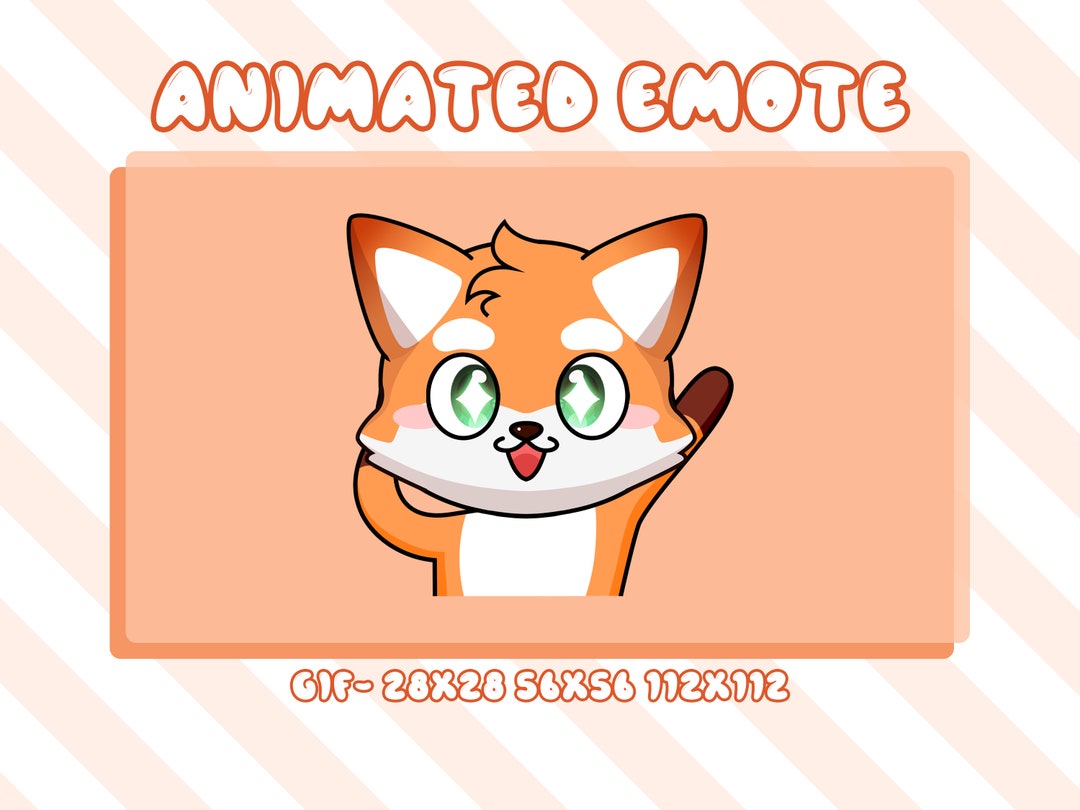 Up Down Dance Fox Animated Twitch Emote, Animated Fox up Down Dance ...