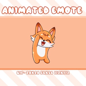 Cosmic Dancer Fox Animated Twitch Emote, Animated Dancing Fox Twitch ...