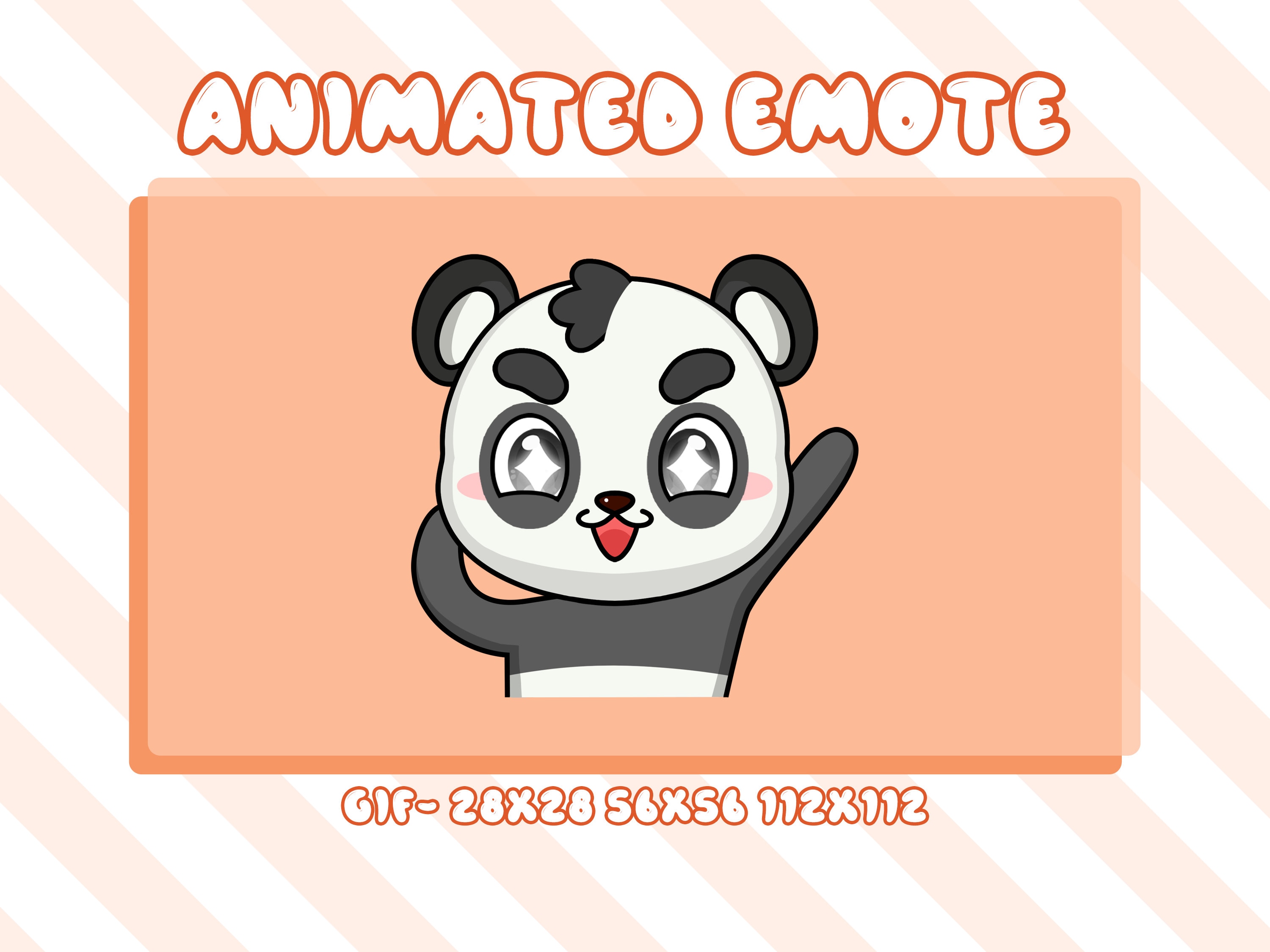 Up Down Dance Panda Animated Twitch Emote Animated Panda up - Etsy
