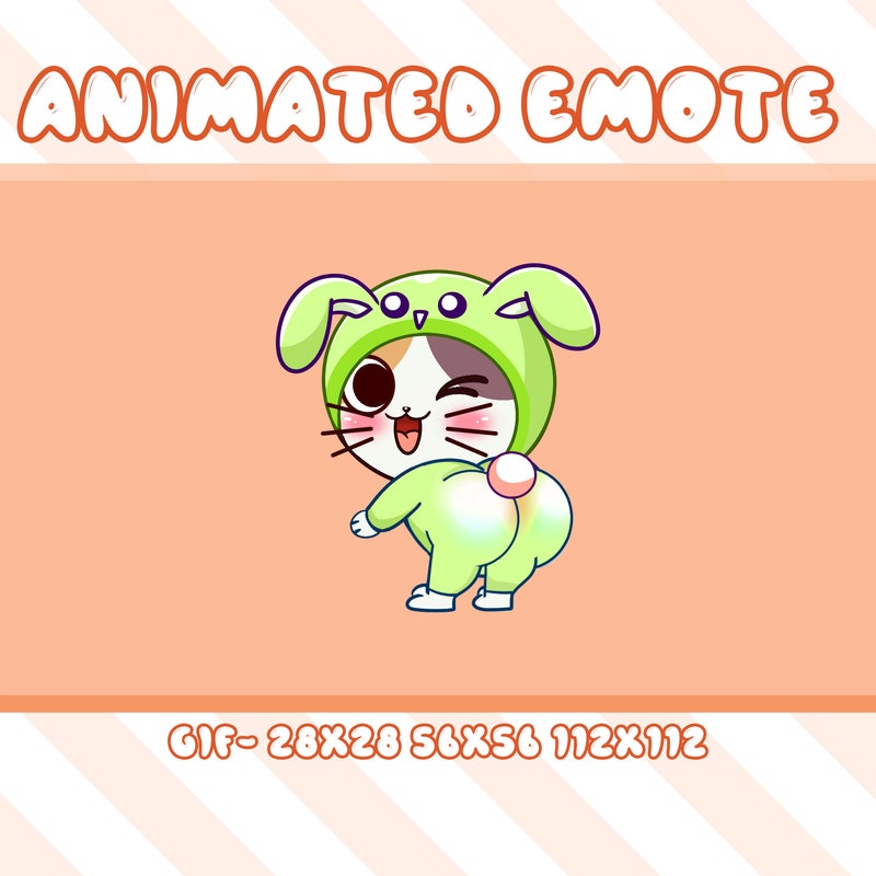 Cat Butt Emote - Etsy