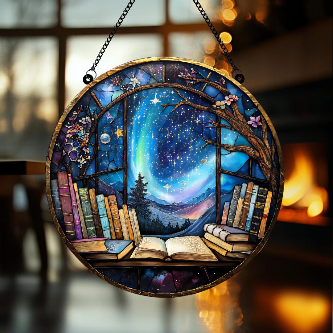 Fantasy Night Court Book Acrylic Window Hanging: Book Lover Gift - Etsy