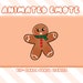 Gingerbread Animated Twitch Emote for Christmas, Gingerbread Animated ...