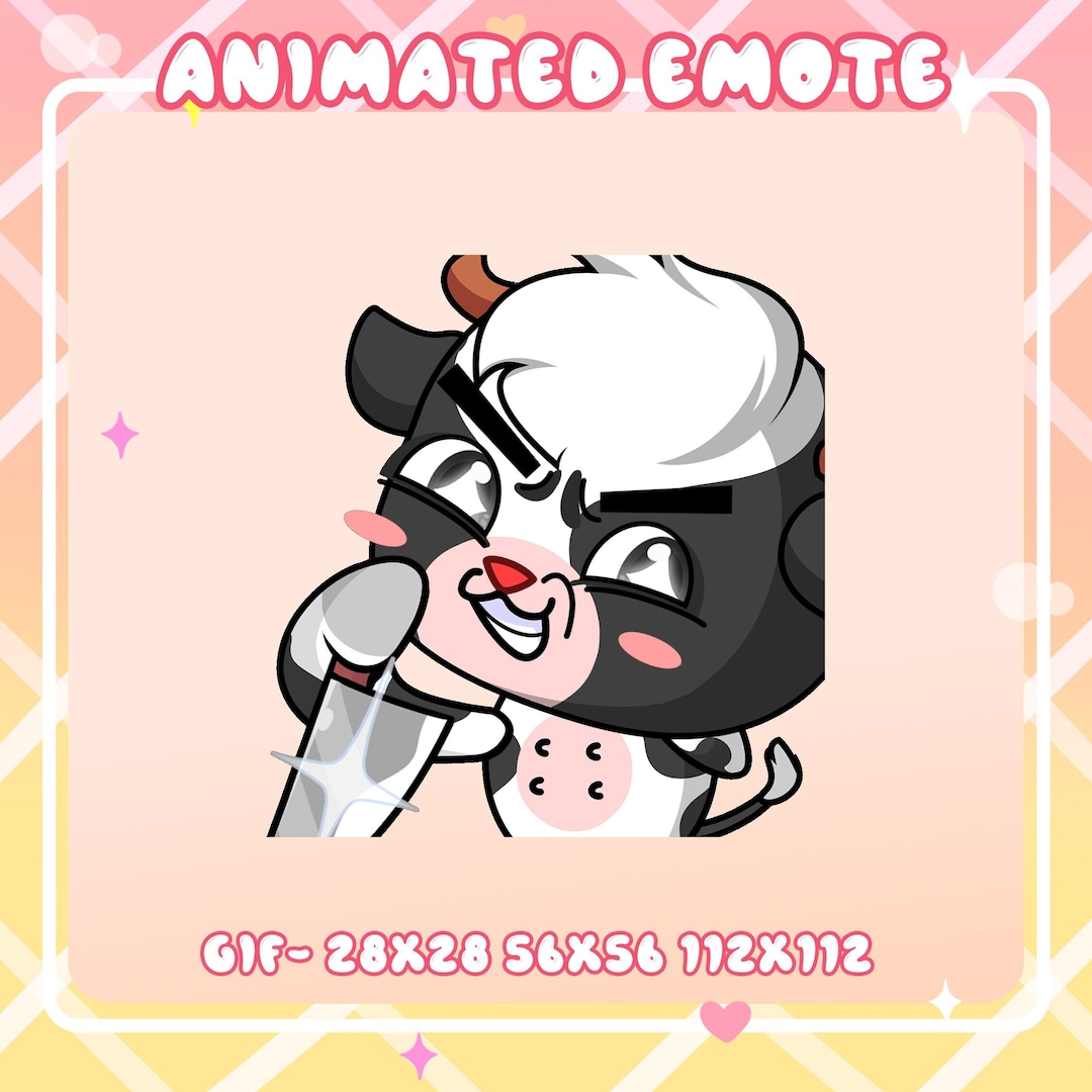 Knife Evil Cow Animated Twitch Emote, Animated Knife Evil Cow Twitch ...