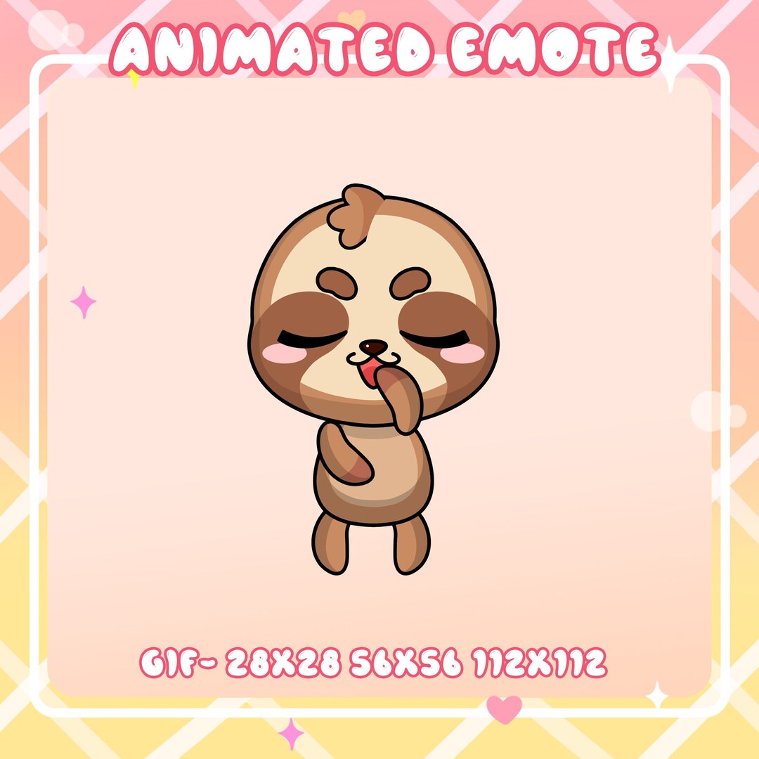 Happy Dance Sloth Animated Twitch Emote, Animated Happy Dancer Sloth ...