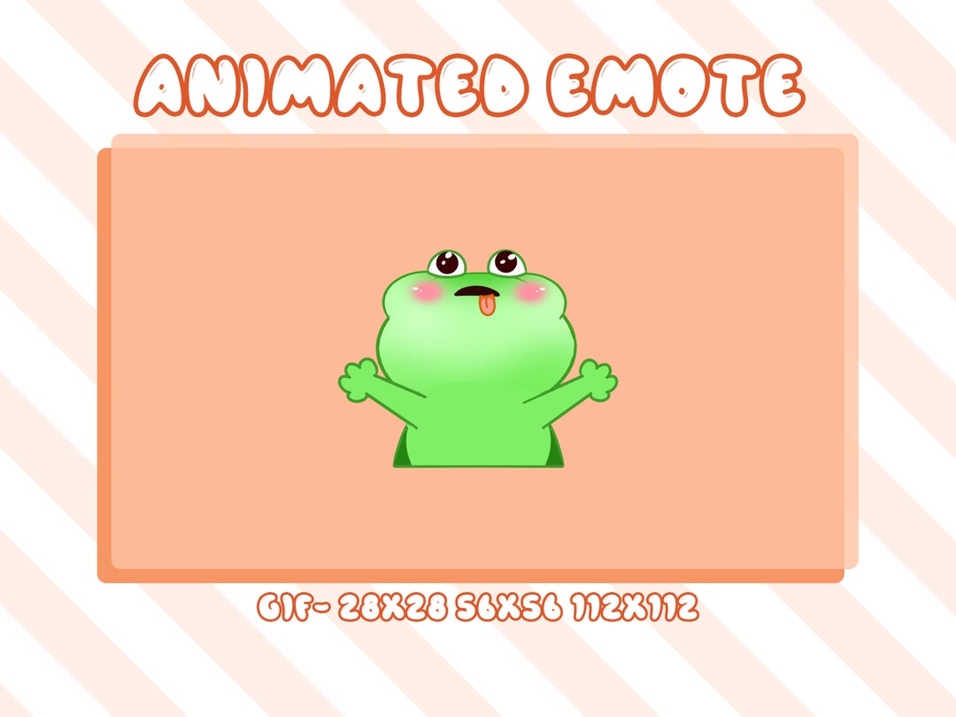 Fire up Frog Animated Emote, Animated Fire up Frog Twitch Discord ...
