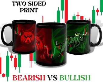 Black Mug Gift for the Stock Market Options Trader Forex - Etsy