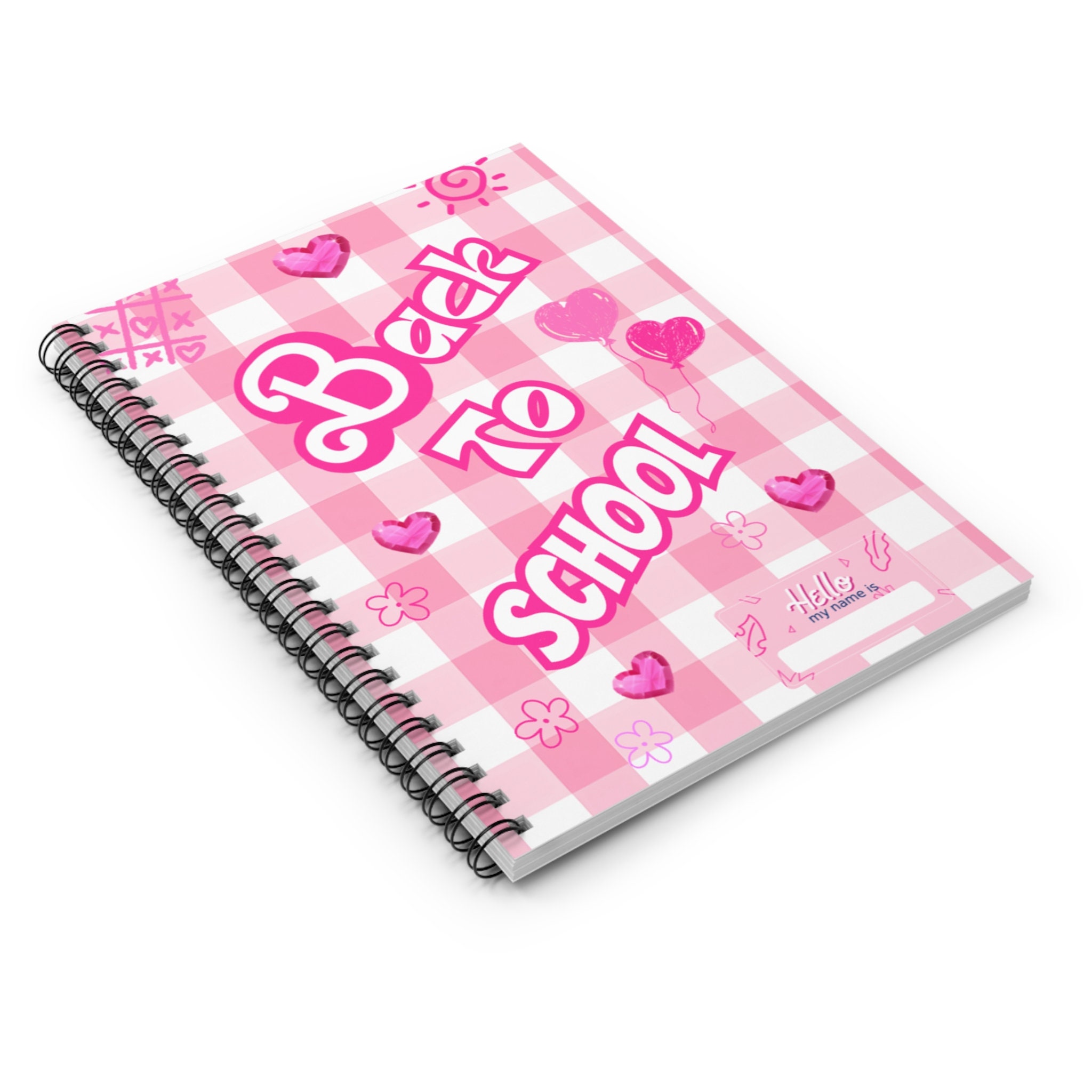 Back To School with Barbie Pink Spiral Notebook - Ruled Line sold by ...