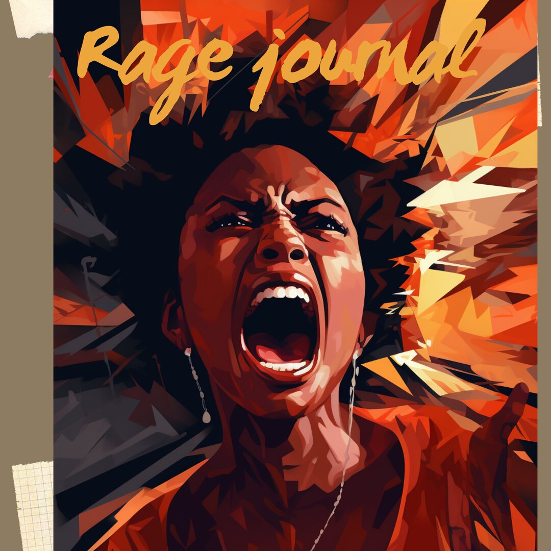 Rage Journal, PDF, Downloadable, Instant Download - Etsy