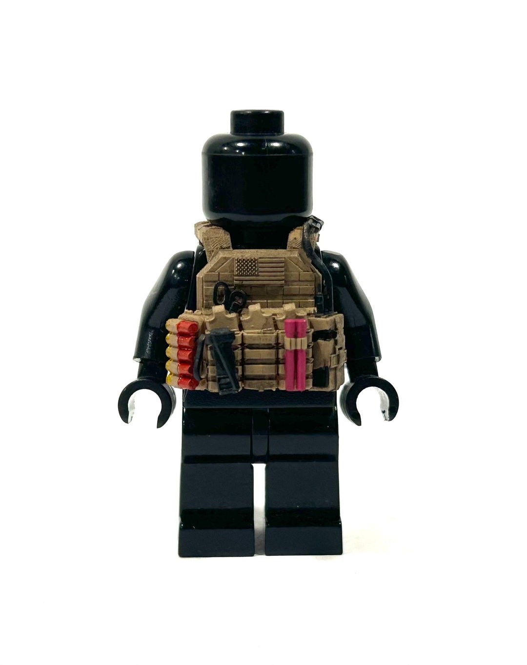Brickraidz Tactical Vest Painted for Minifigures Modern Combat Mission ...
