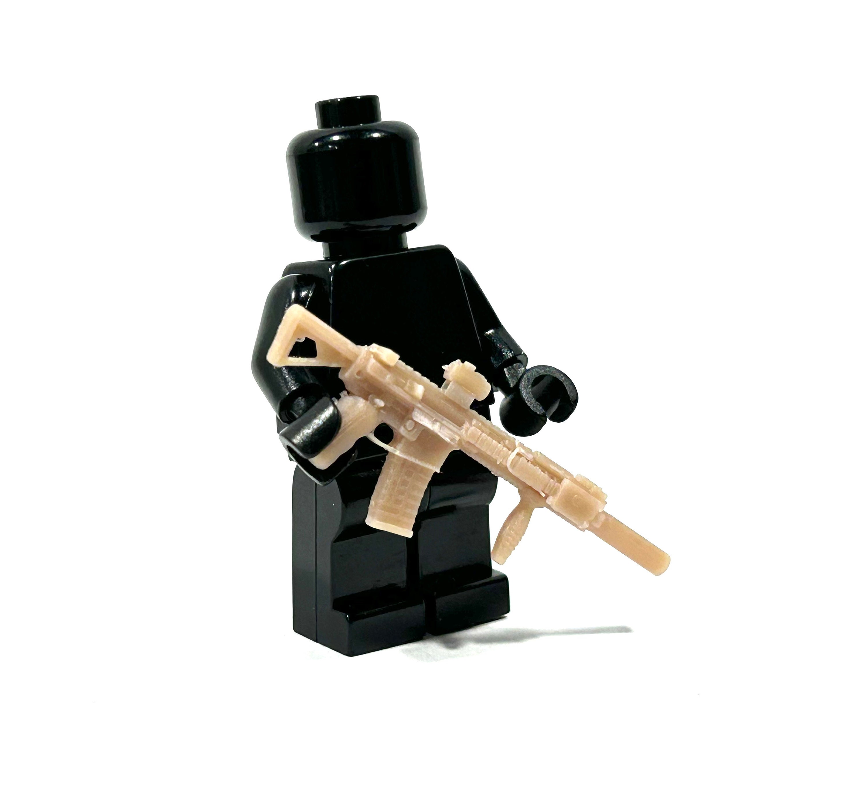 Brickraidz MK18 Rifle for Minifigures Modern Combat Mission Weapons ...