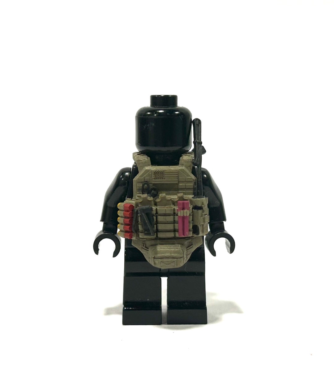 Brickraidz Tactical Vest Painted for Minifigures Modern Combat Mission ...