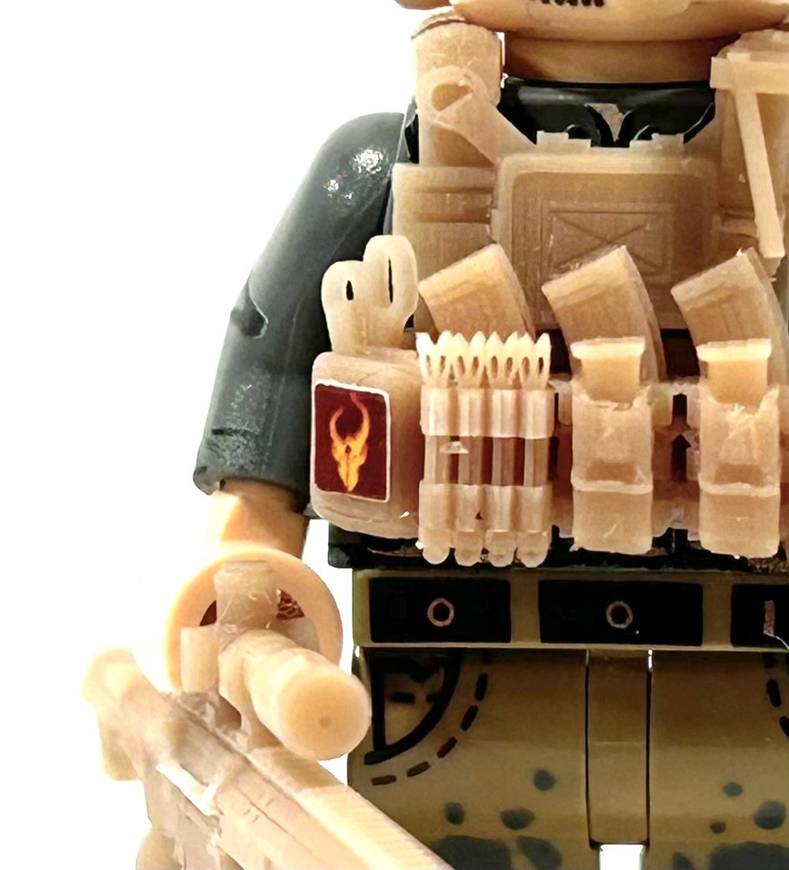 Brickraidz Tactical Demon Hunter Patch for Minifigures Modern - Etsy