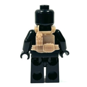 Brickraidz Tactical Plate Carrier V1 for Minifigures Modern Combat ...
