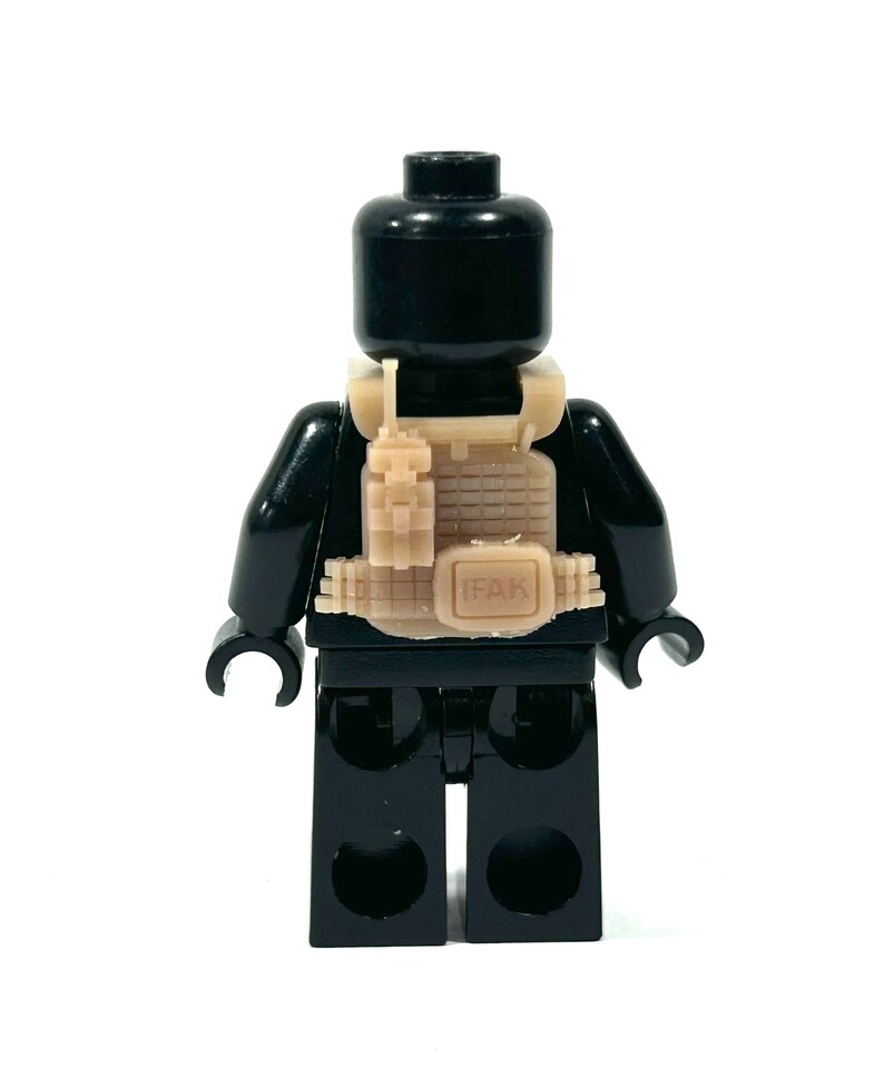 Brickraidz Tactical Plate Carrier V1 for Minifigures Modern Combat ...