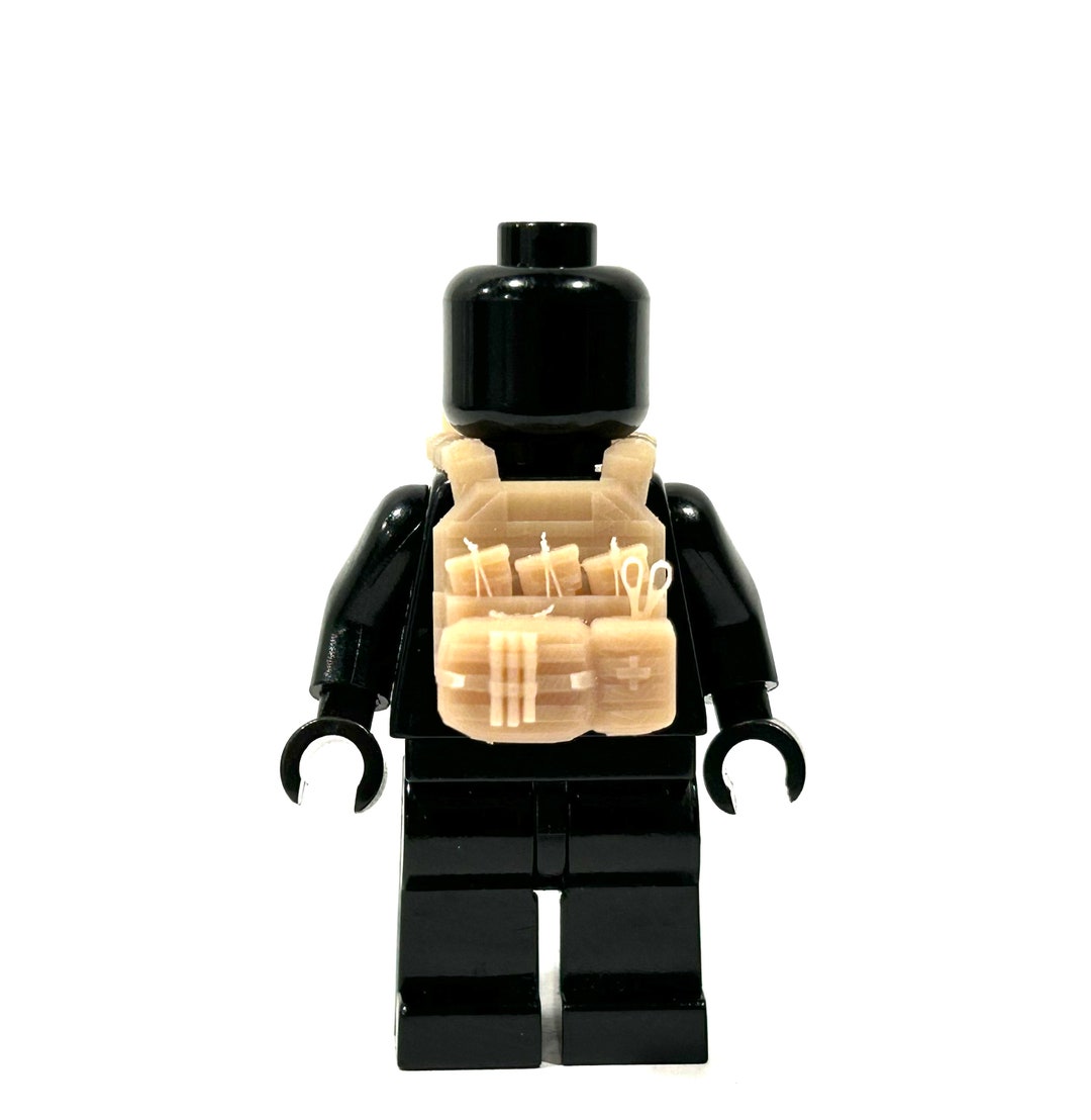 Brickraidz Tactical Vest V11 for Minifigures Modern Combat Mission ...