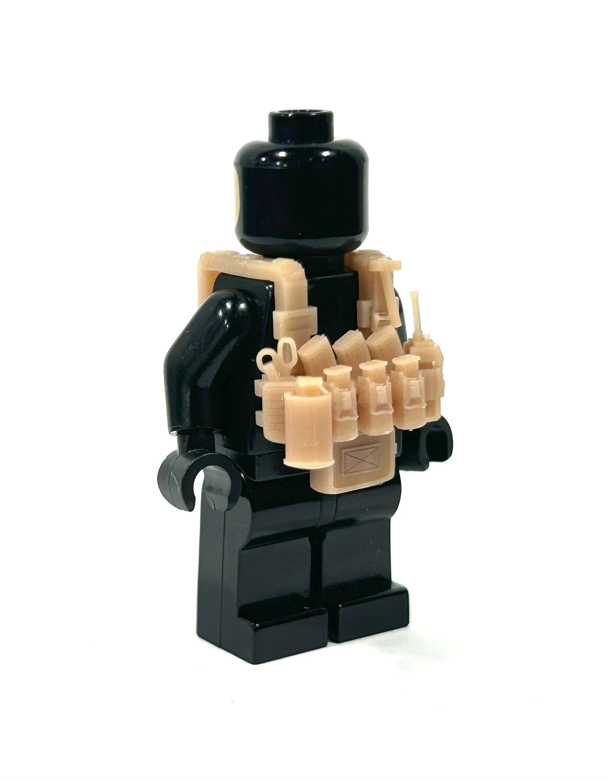 Brickraidz Tactical Chest Rig V4 for Minifigures Modern Combat Mission ...