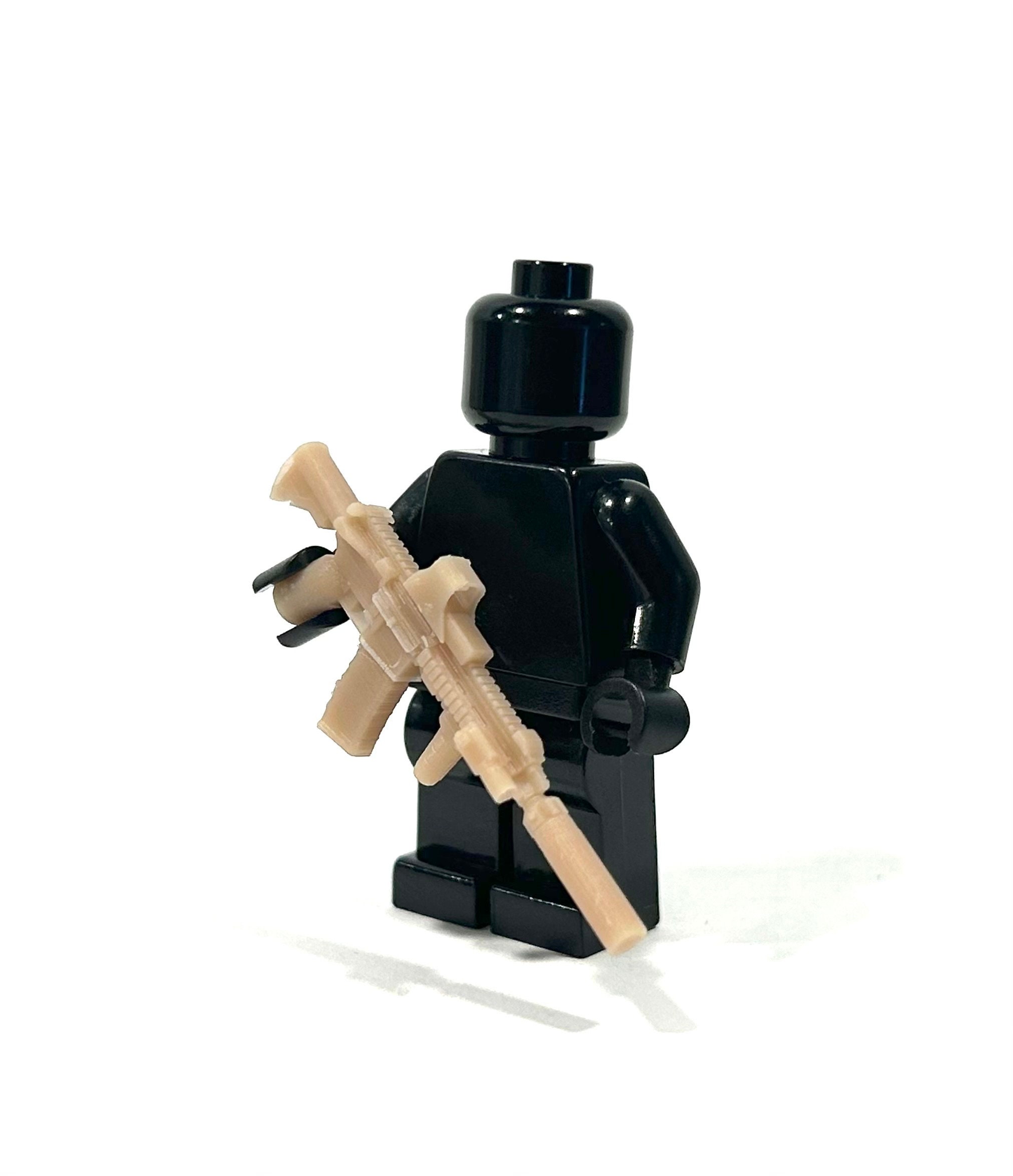 Brickraidz HK416 Rifle for Minifigures Modern Combat Mission Weapons ...