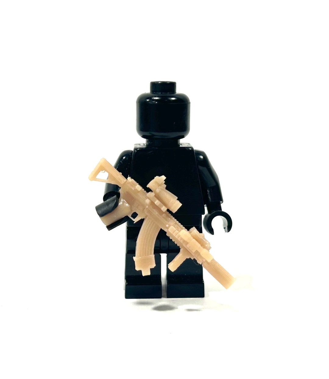 Brickraidz MK47 V2 Rifle for Minifigures Modern Combat Mission Weapons ...