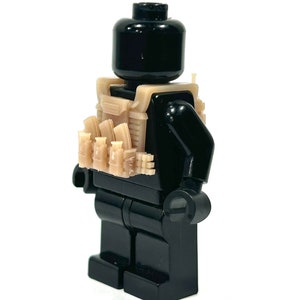 Brickraidz Tactical Plate Carrier V1 for Minifigures Modern Combat ...