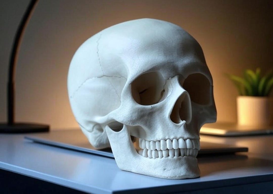 Human Skull - Anatomically Correct, 3d-printed, and Perfect for Decor ...