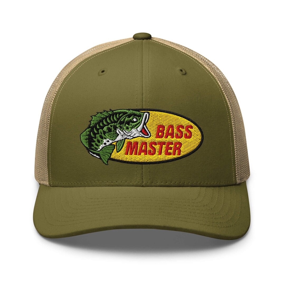 BASS MASTER CAP Embroidered Trucker Fishing Hat - Etsy