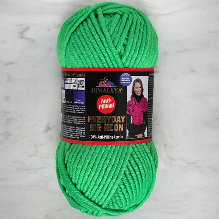 Himalaya Big Neon Yarn,baby Yarn,bulky Yarn,knitting Yarn,neon Yarn ...