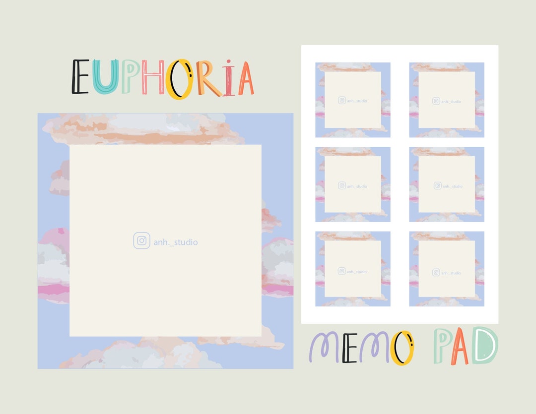 Euphoria Digital Memo Pad - Etsy