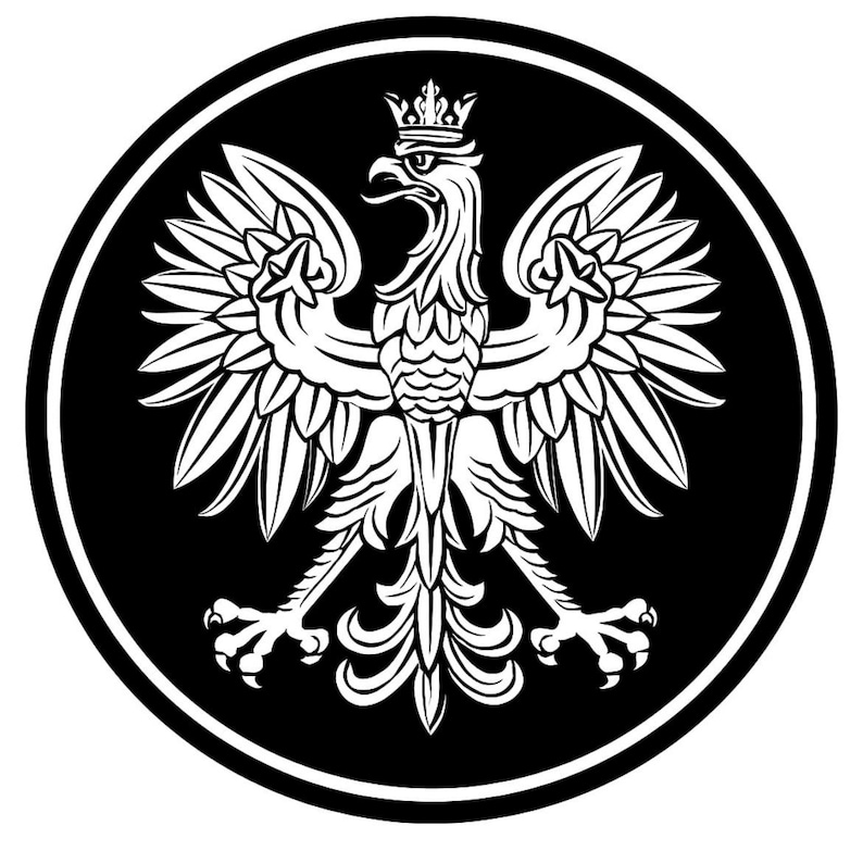 Polish Eagle Coat of Arms Polish Emblem Polish Embroidery DST EMB PES ...