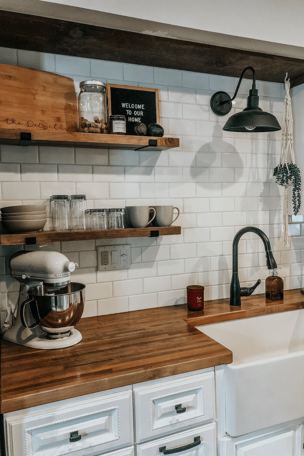 Modern Wood Floating Shelves, Custom Size Floating Shelves With ...