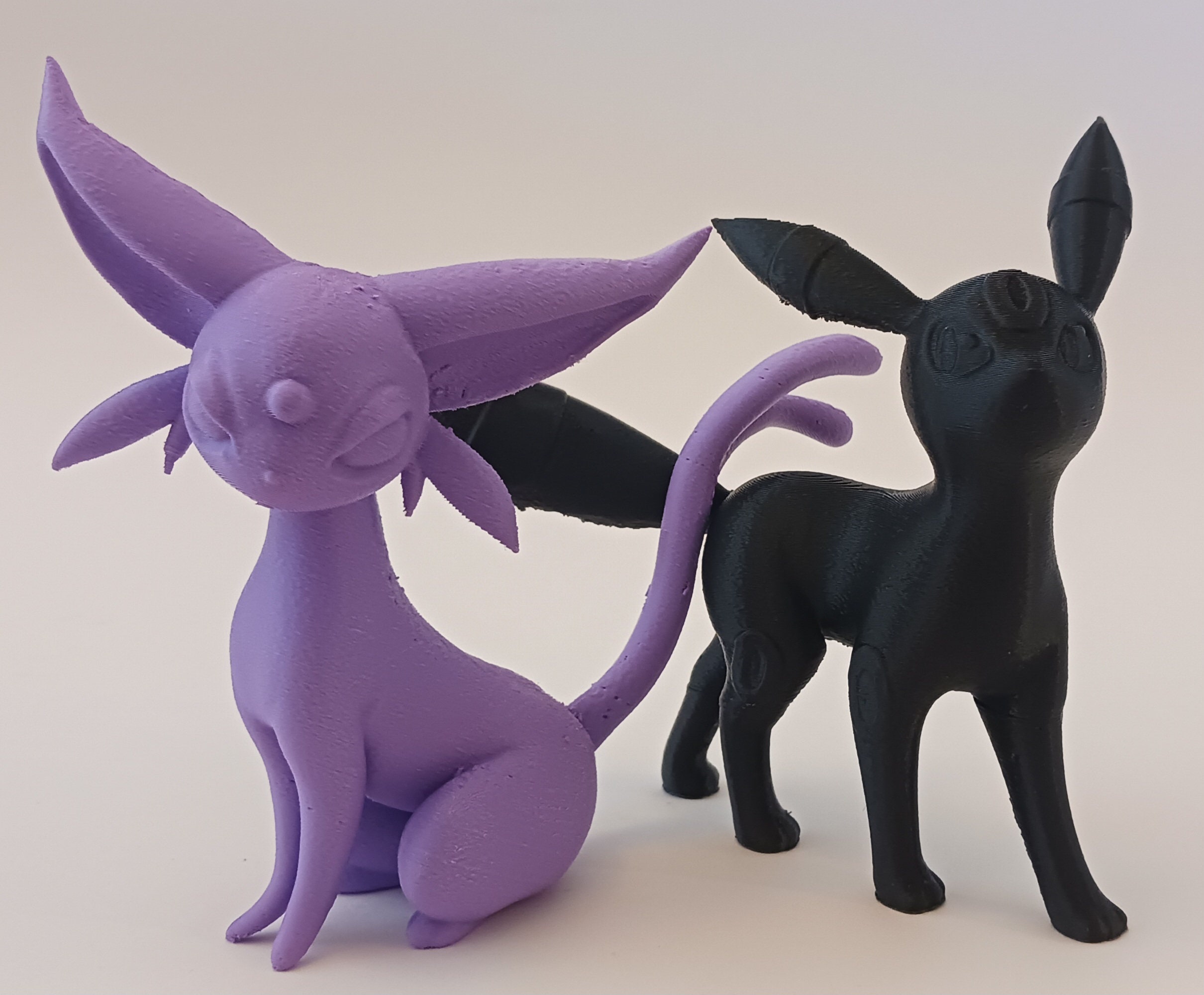 Umbreon Espeon 3D Printed Pokémon Figure - Etsy