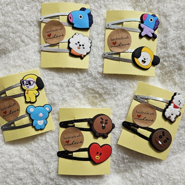 Bts Hair Clip - Etsy