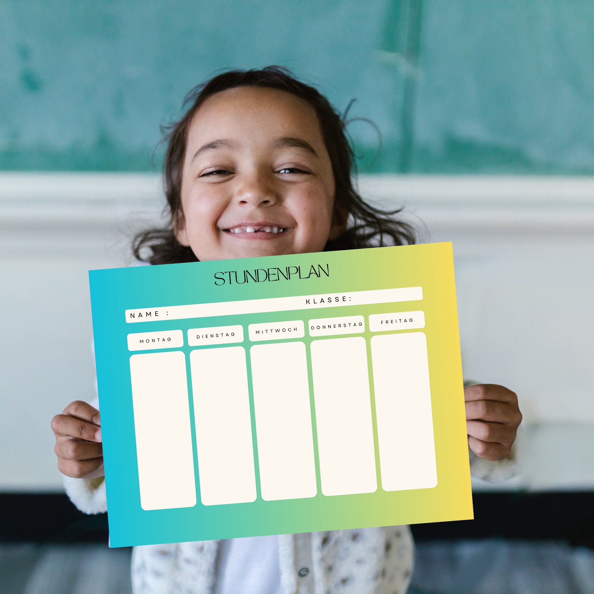 Timetable for Printing, Timetable Download, Timetable DIN A4, Timetable ...