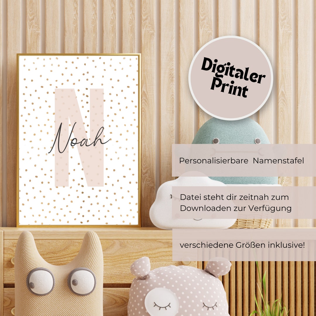 Personalized Birth Board, Birth Name Board, Birth Board With Initials ...