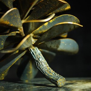 Pine Cone Rusty Sculpture, Garden Art, Garden Decorations, Metal ...