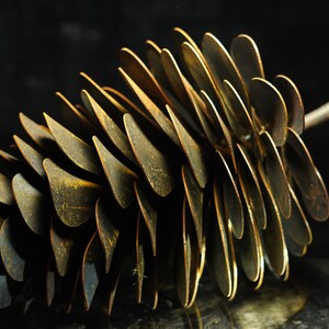 Cone Corten Metal Sculpture, Metal Art Sculpture, Unique Corten Steel ...