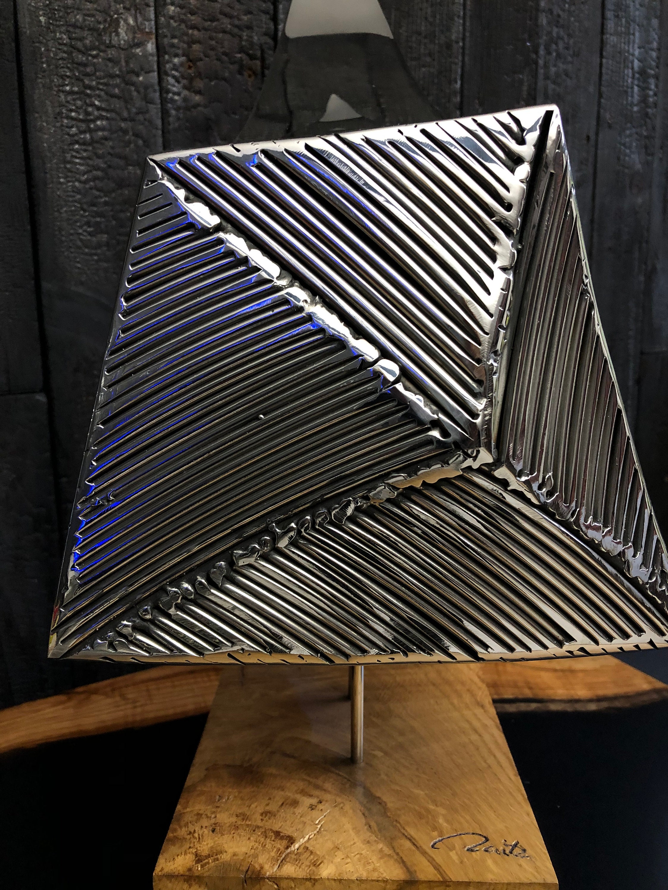 Stainless Steel Abstract Sculpture Modern Art, Unique Indoor Decor - Etsy