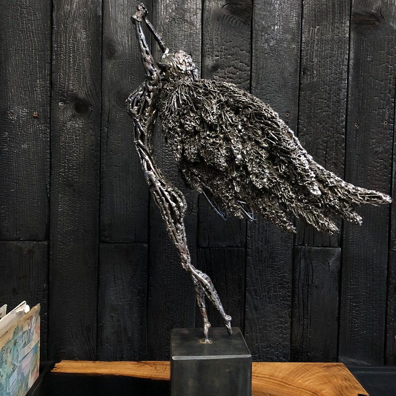 Wire Angel Sculpture - Etsy