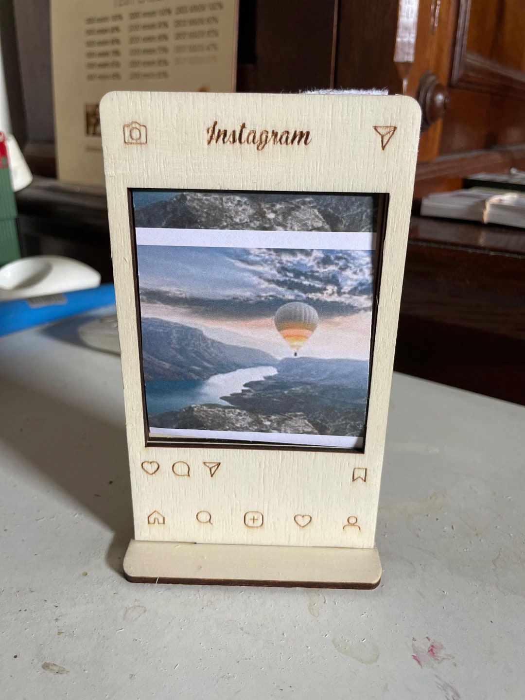 Instagram Post Photo Holder DXF,SVG Digital File - Etsy
