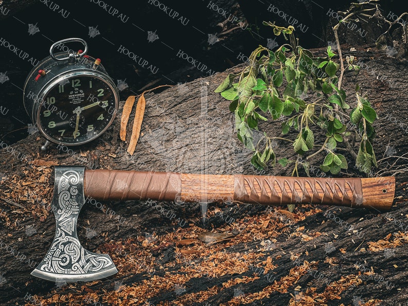 Viking Axe Christmas Gift, RAGNAR AXE, Gift for Viking, Bearded Viking ...
