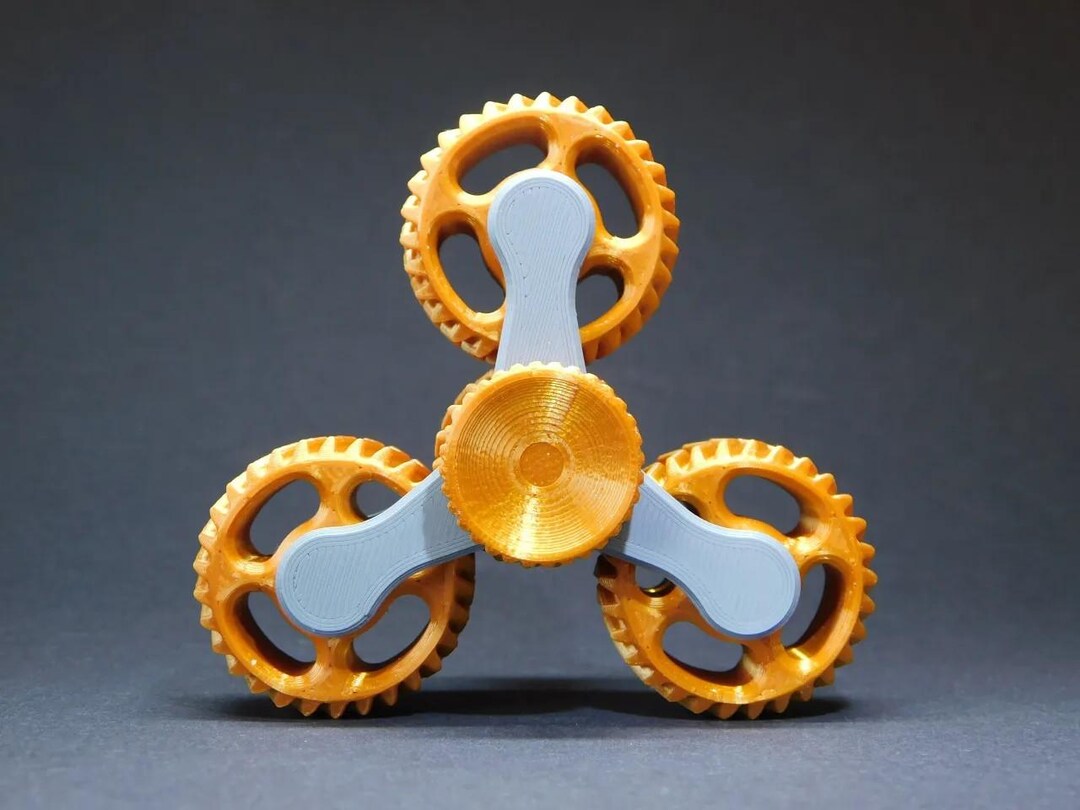 Gear Fidget Spinner STL File - for 3D Printing Special Gift, Gear ...