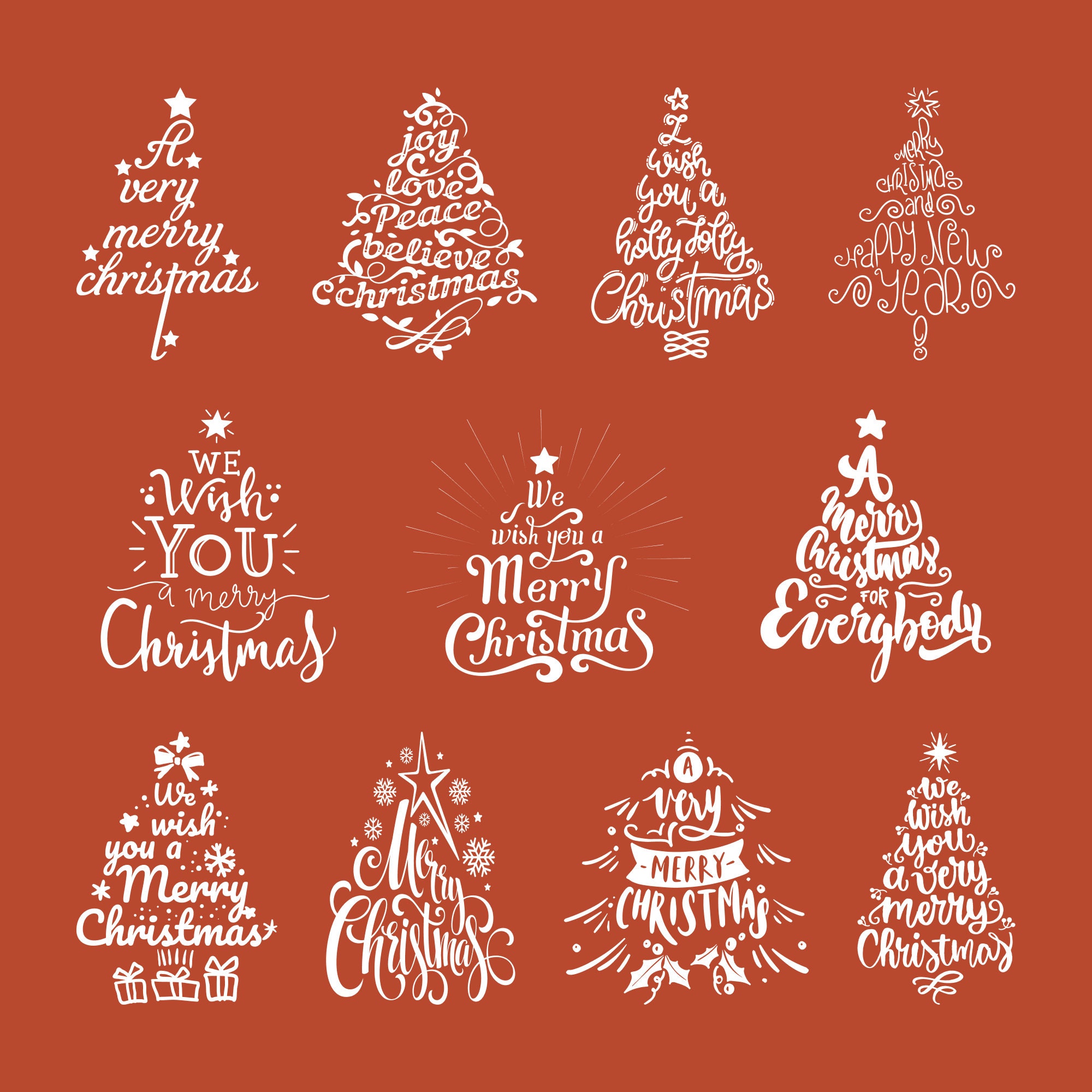 22 Christmas SVG Bundle, Santa SVG, Holiday, Merry Christmas, Funny ...