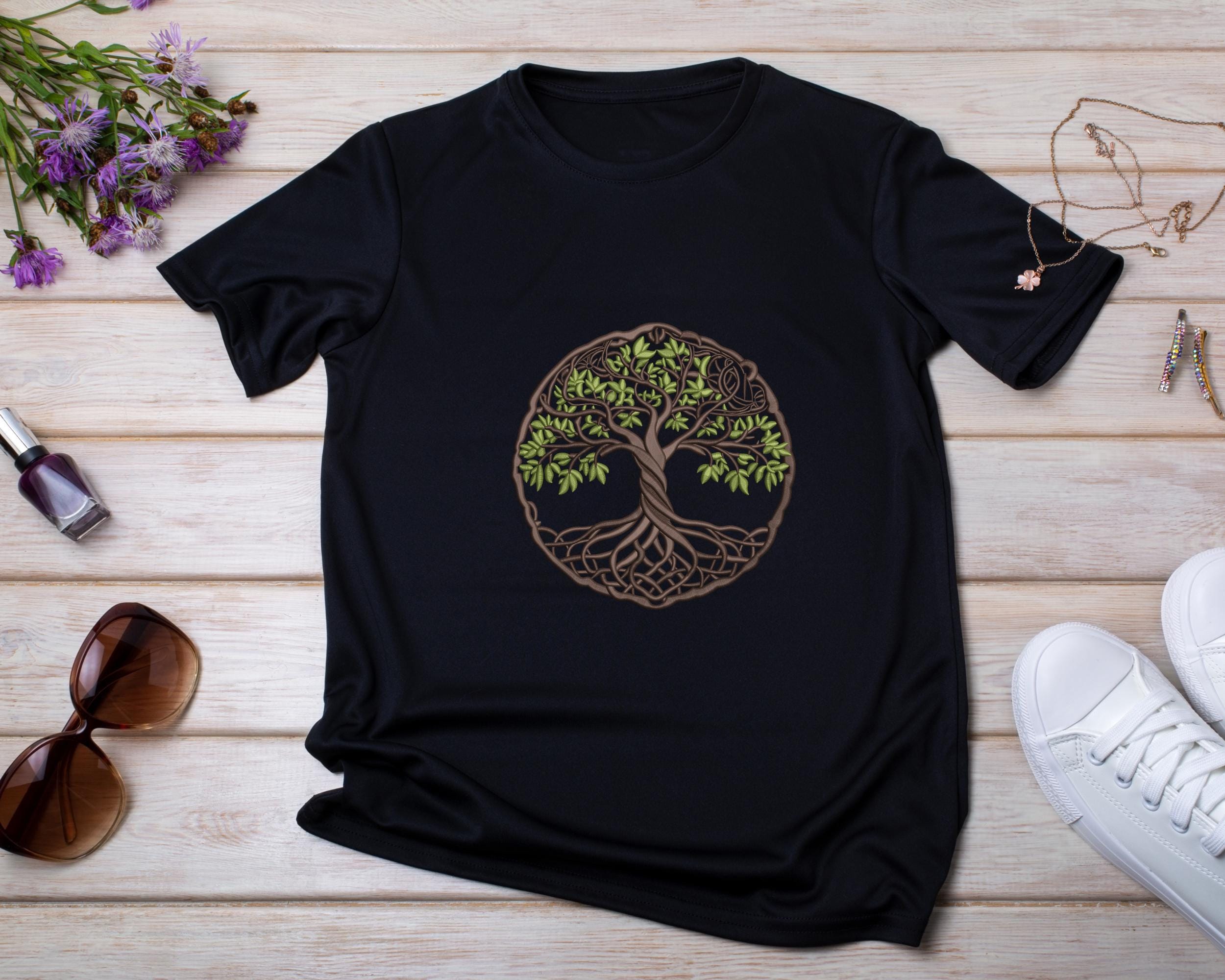Tree of Life Machine Embroidery Design - Tree of Life Embroidery Files ...