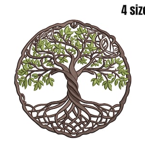 Tree of Life Machine Embroidery Design - Tree of Life Embroidery Files ...