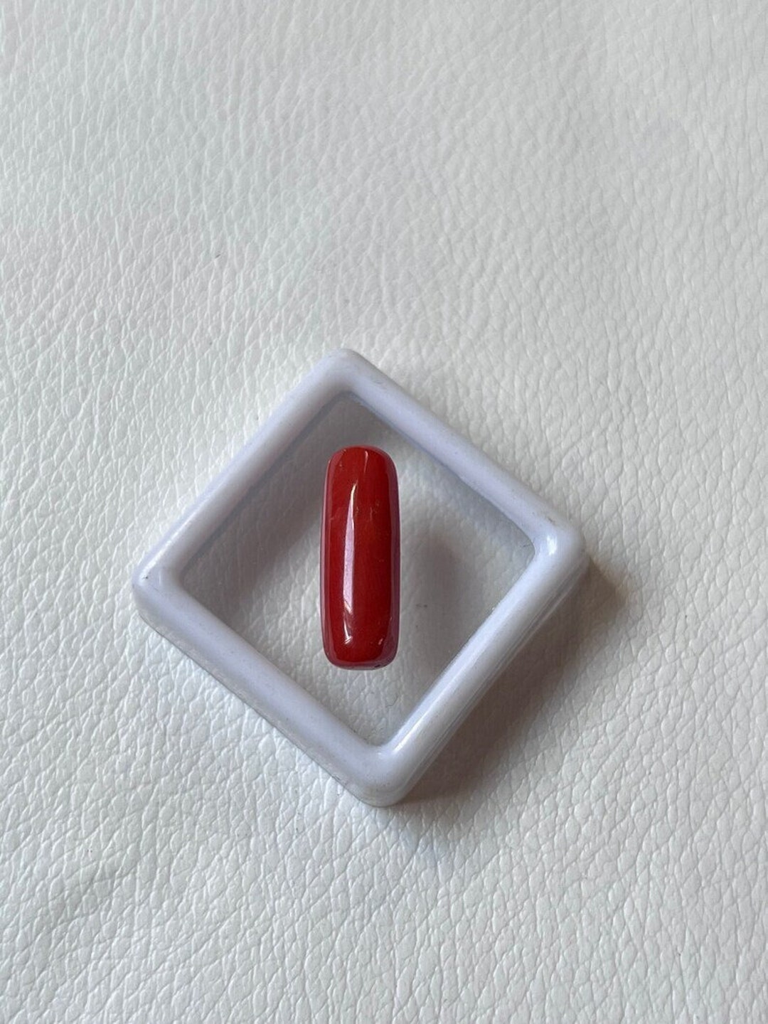 AAA Deep Red Coral Oval Cabochon Gemstone-mediterranean Sea Deep Red ...