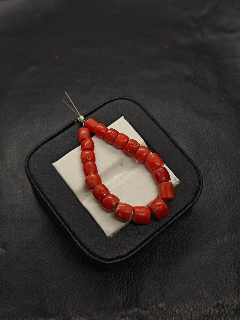 Expensive Deep Red Coral Beads-genuine Red Coral Rondelle Shape Beads ...