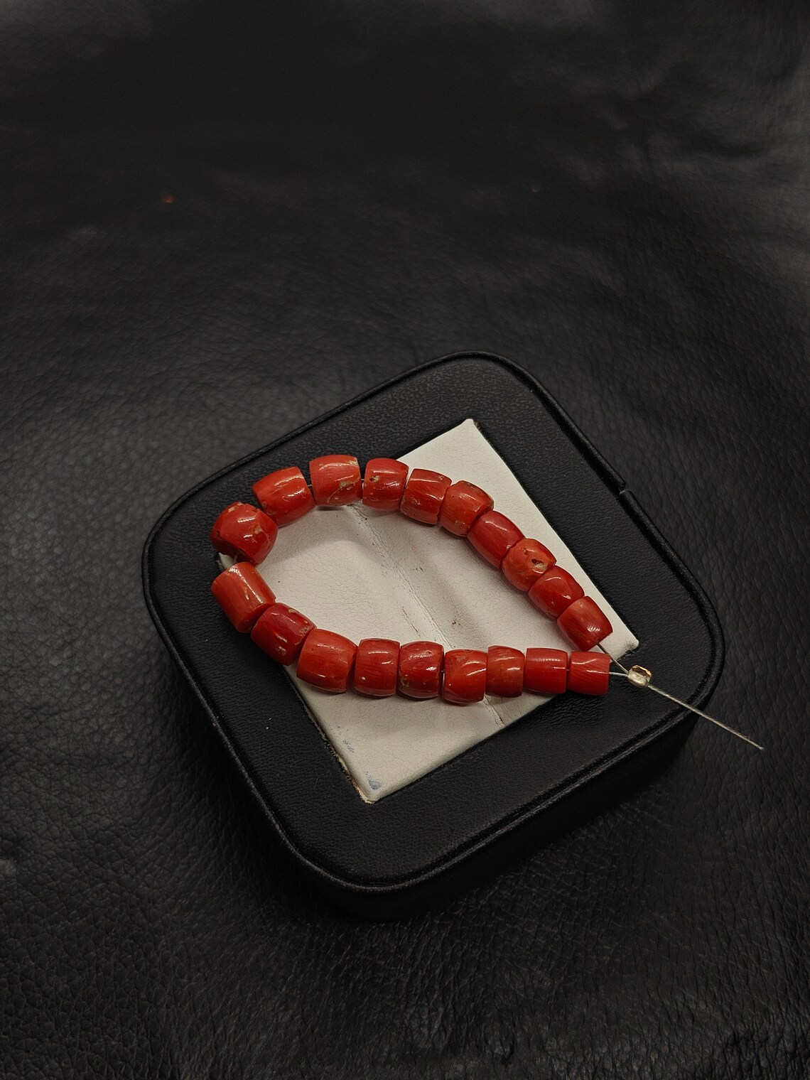 Expensive Deep Red Coral Beads-genuine Red Coral Rondelle Shape Beads ...