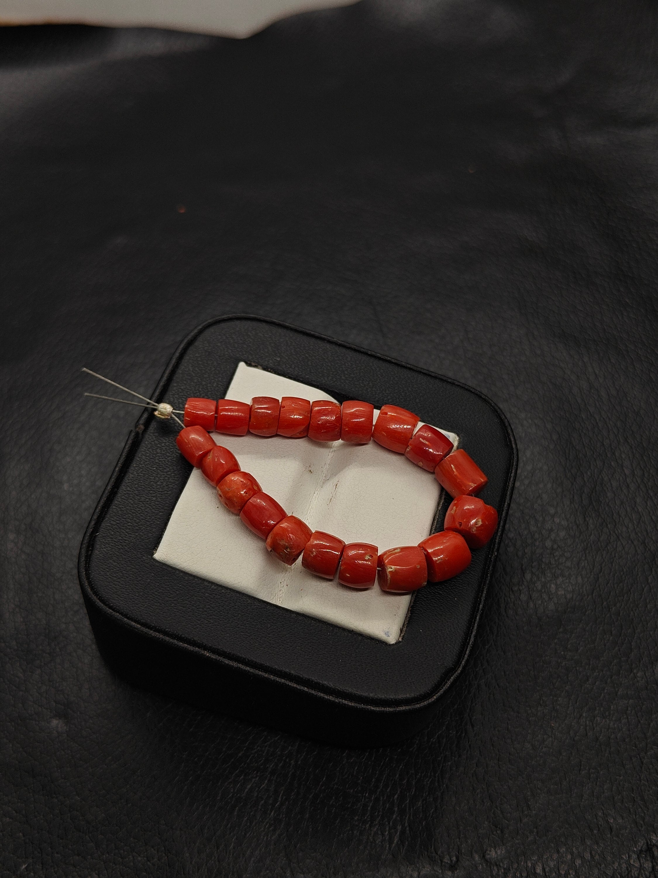 Expensive Deep Red Coral Beads-genuine Red Coral Rondelle Shape Beads ...