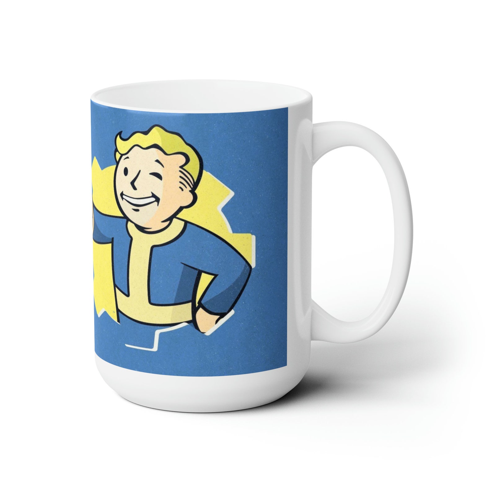 Fallout, Vault Boy, Coffee Cup 15oz, Coffee Cup, Fallout Vault Boy ...